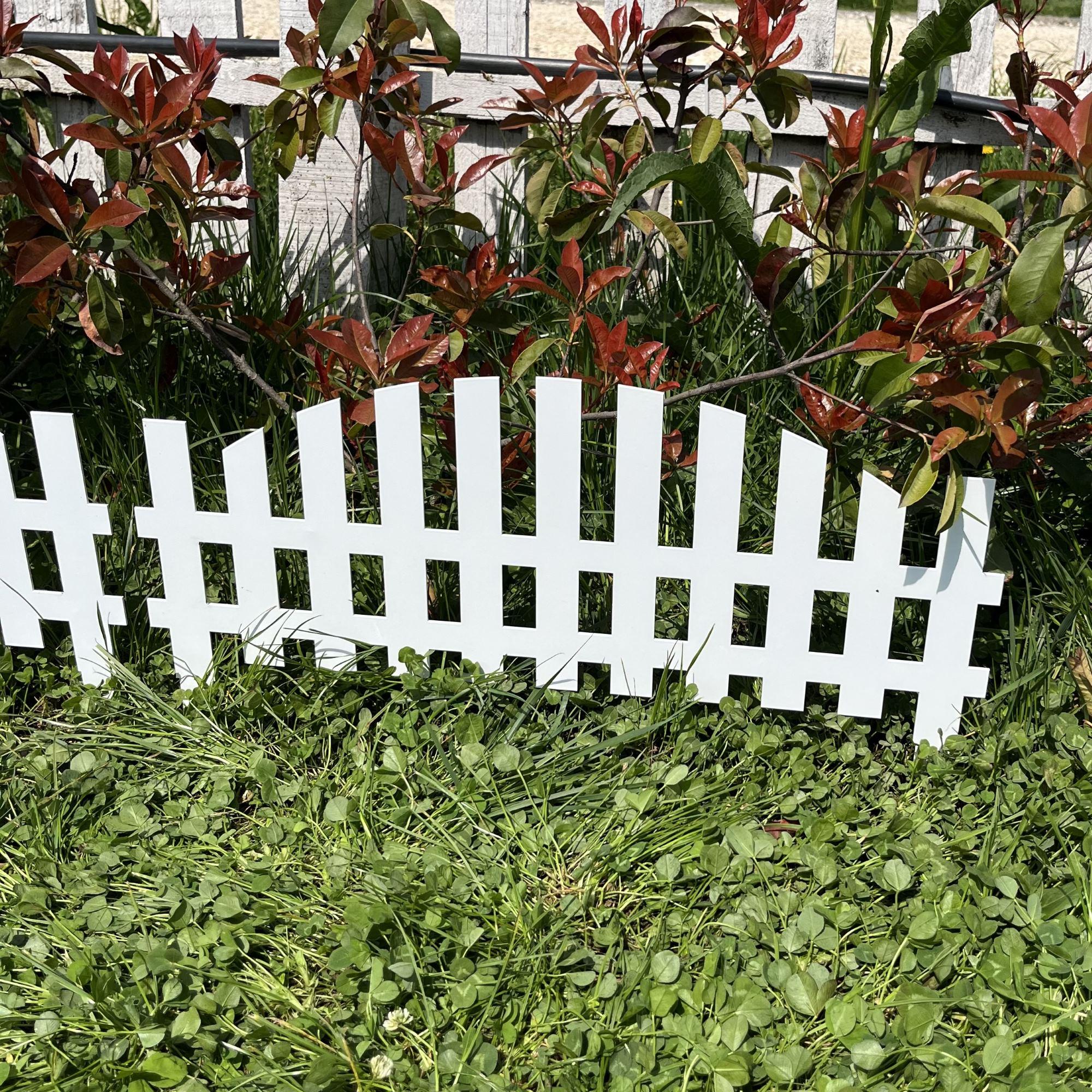 Metal Garden Fence Panels, Miniature Fence, Garden Fence Decor, Metal ...