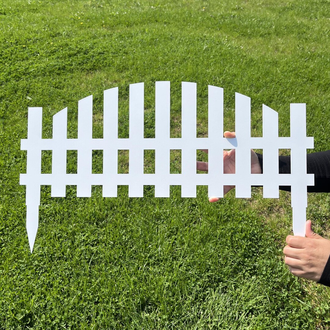 Metal Garden Fence Panels, Miniature Fence, Garden Fence Decor, Metal ...