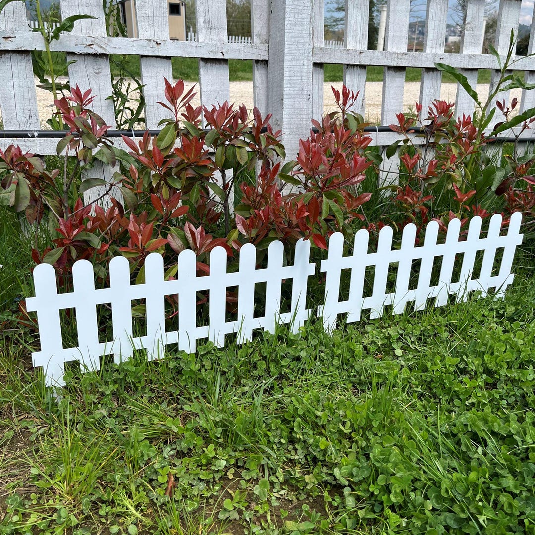 Metal Garden Fence Panels, Miniature Fence, Garden Fence Decor, Metal ...