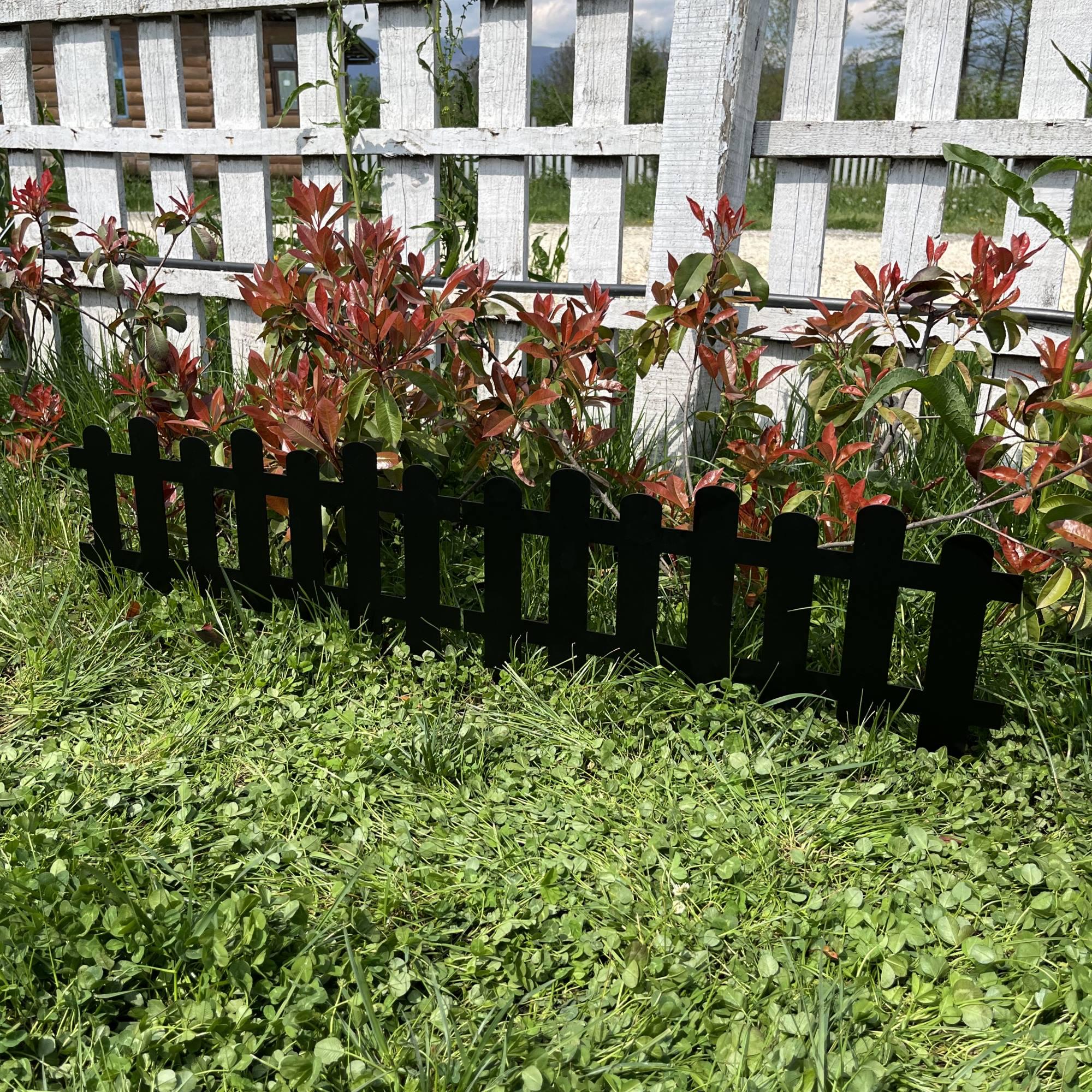 Metal Garden Fence Panels, Miniature Fence, Garden Fence Decor, Metal ...