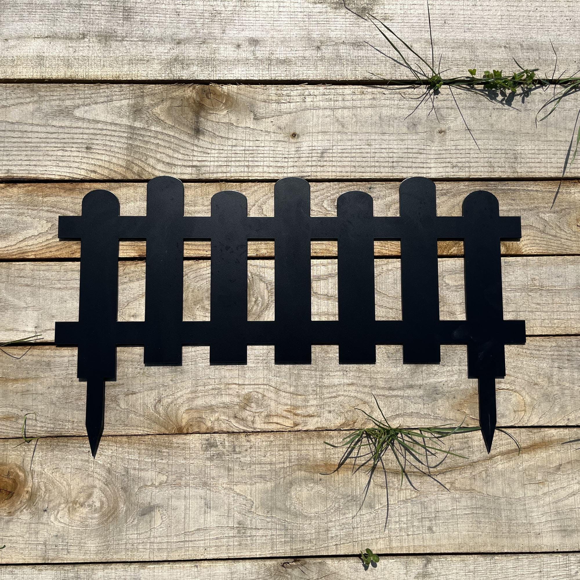 Metal Garden Fence Panels, Miniature Fence, Garden Fence Decor, Metal ...