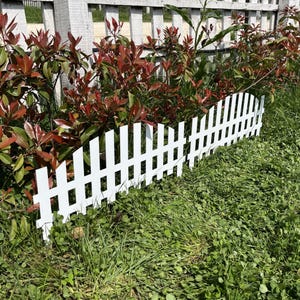 Metal Garden Fence Panels, Miniature Fence, Garden Fence Decor, Metal ...
