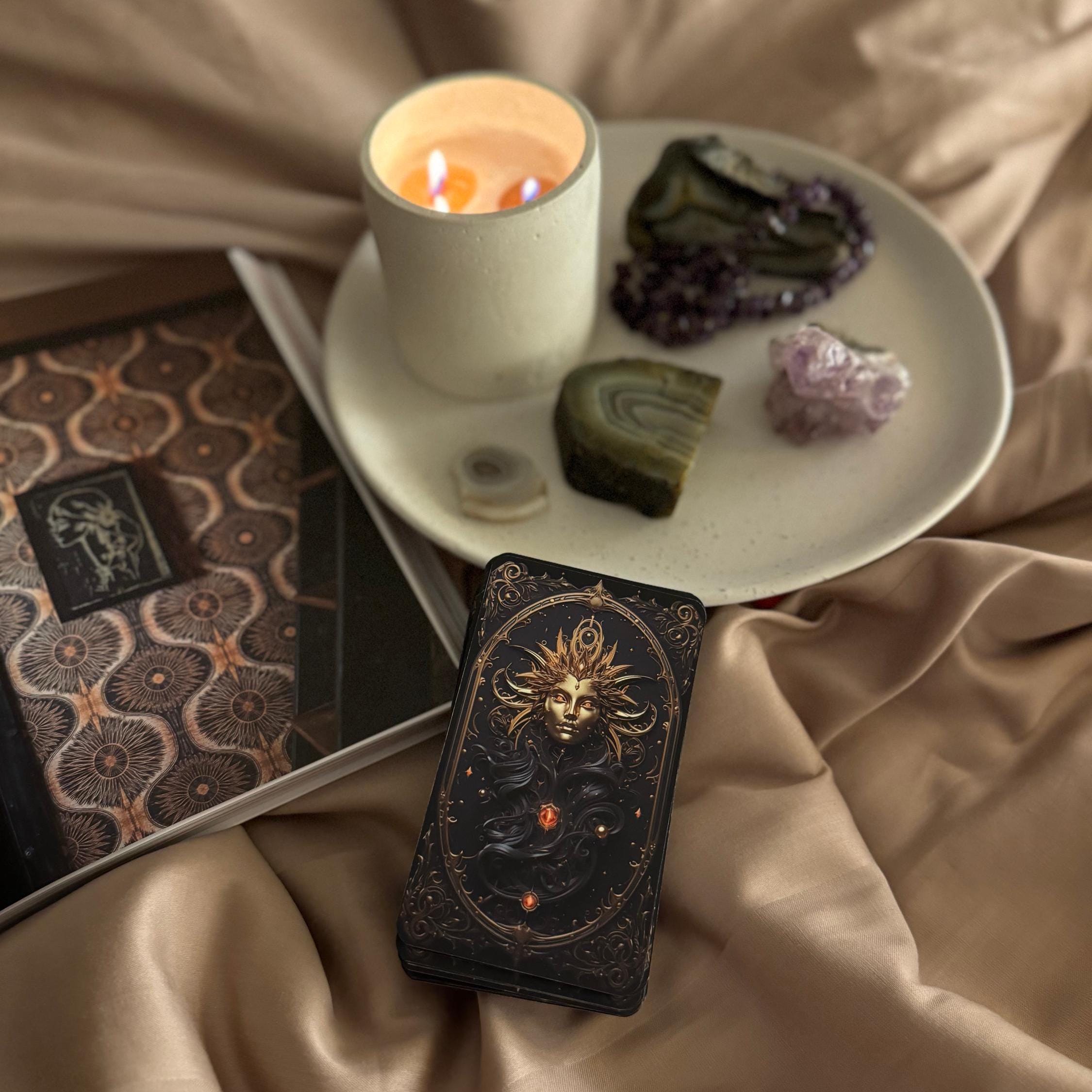 Fortuna Tarot Deck, Tarot Oracle Cards, Custom 78 Tarot Cards, Unique ...