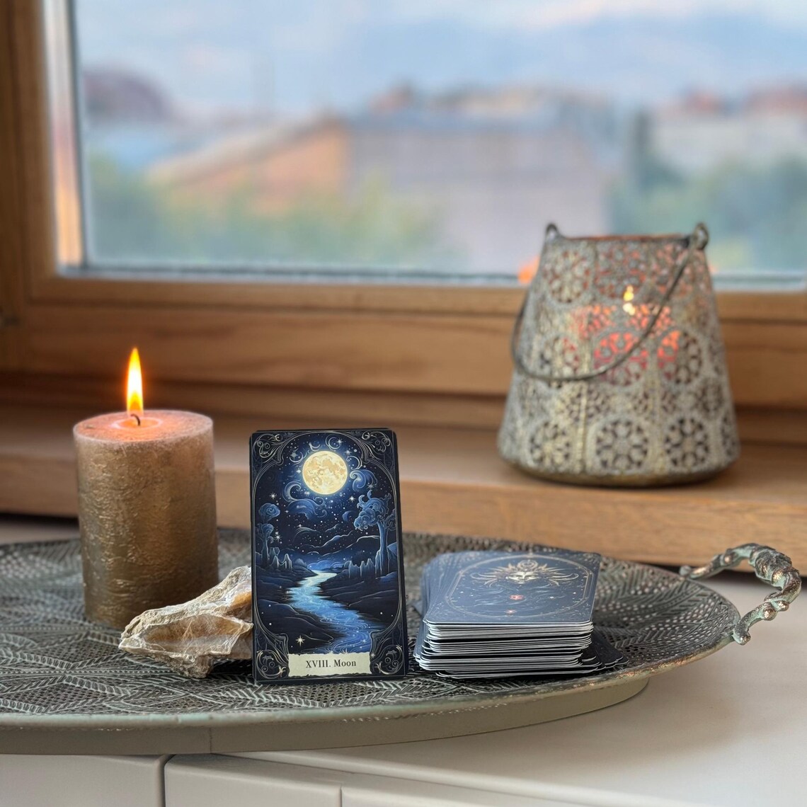 Fortuna Tarot Deck, Tarot Oracle Cards, Custom 78 Tarot Cards, Unique ...