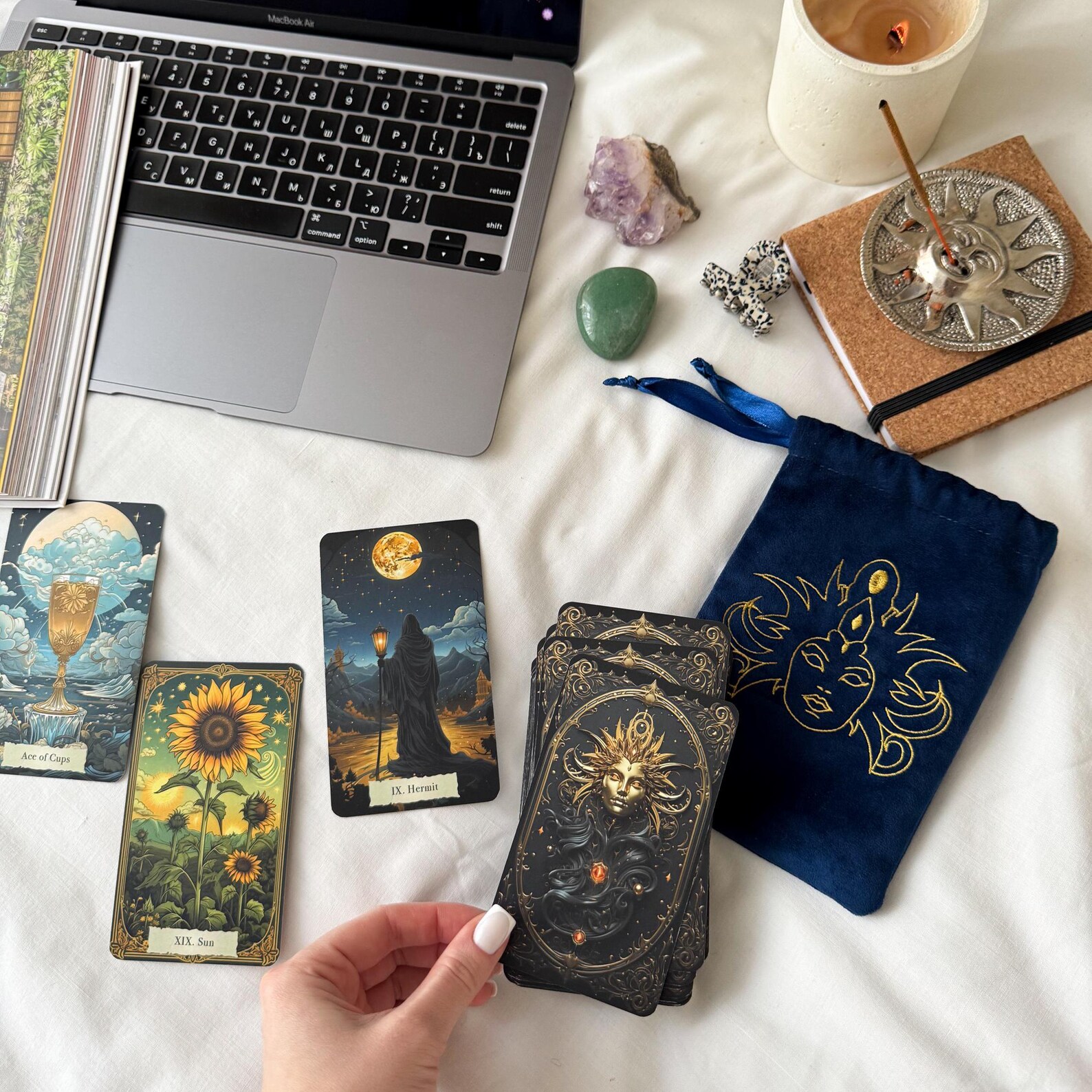 Fortuna Tarot Deck: Unique Tarot Card Deck With Digital Guidebook and ...