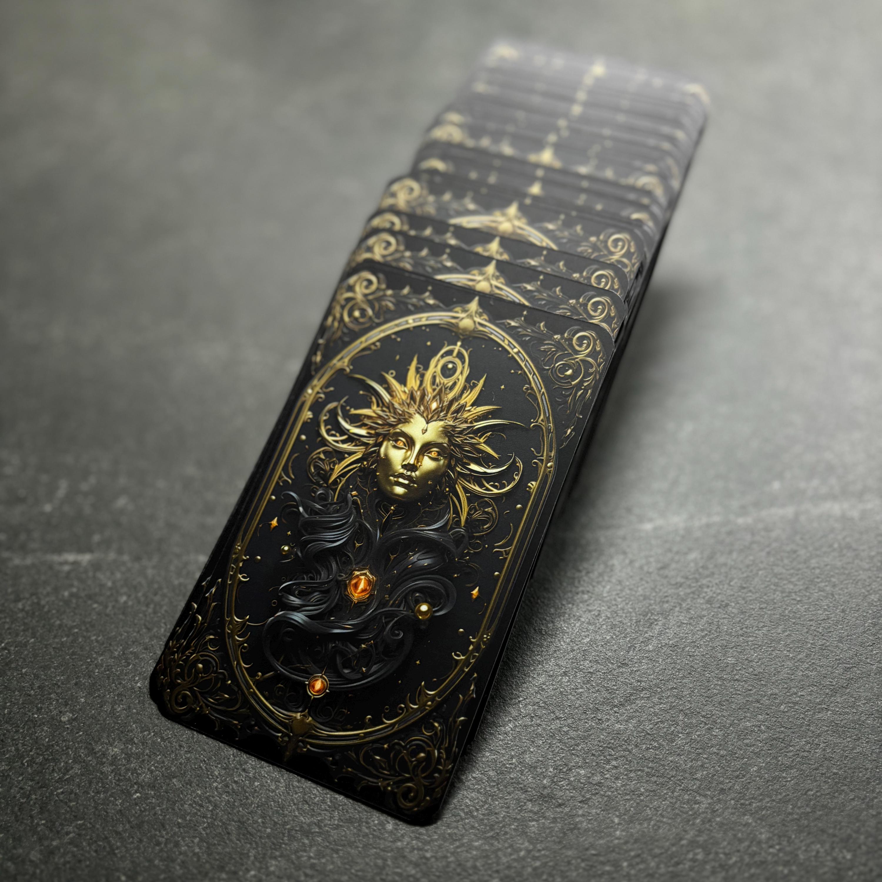 Fortuna Tarot: Mystical Tarot Deck & Valor Bag, 78 Cards Full Deck ...