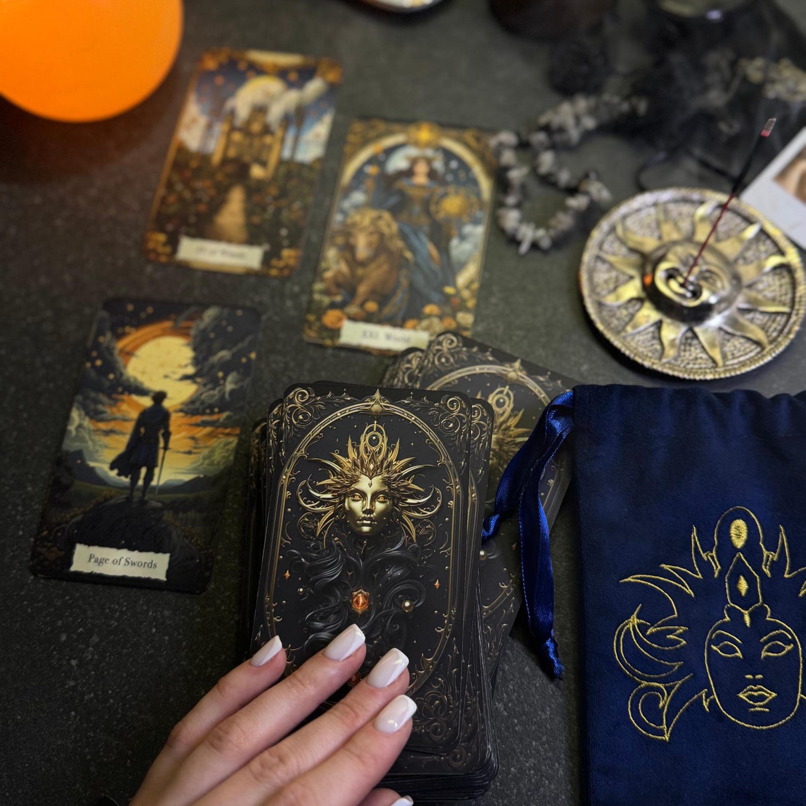 Fortuna Tarot Deck: Unique Tarot Card Deck With Digital Guidebook and ...