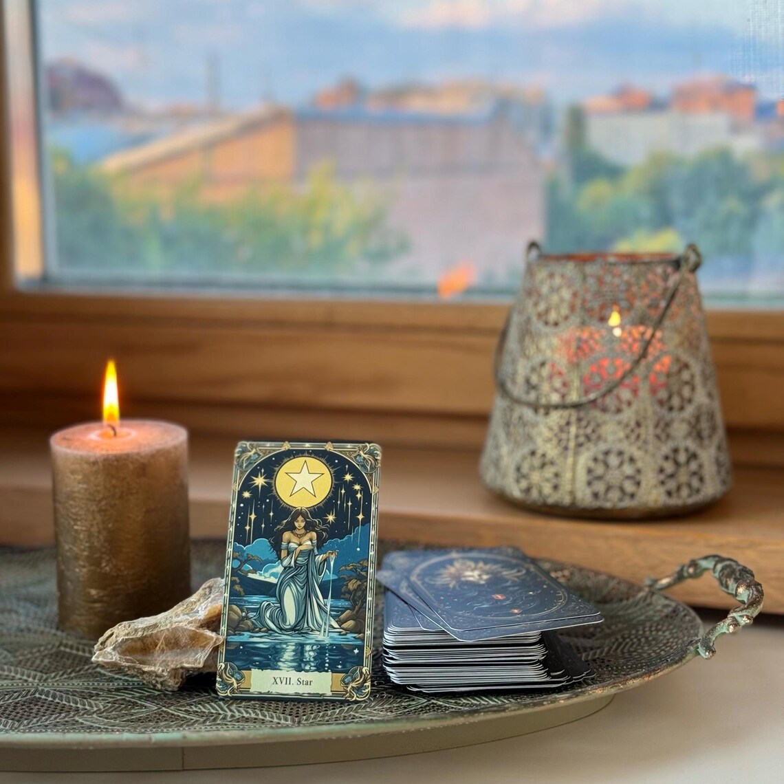 Fortuna Tarot Deck, Tarot Oracle Cards, Custom 78 Tarot Cards, Unique ...