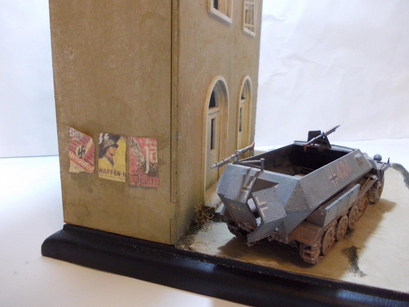 1/35 French Cafe Style Scale Building for Use With WW2 Diorama -brand ...