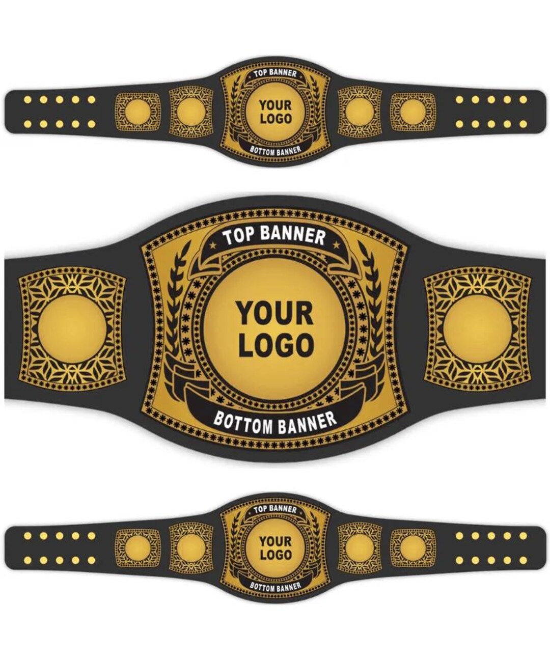 Custom Championship Belt Customizable Wrestling Belt for Award Sports ...