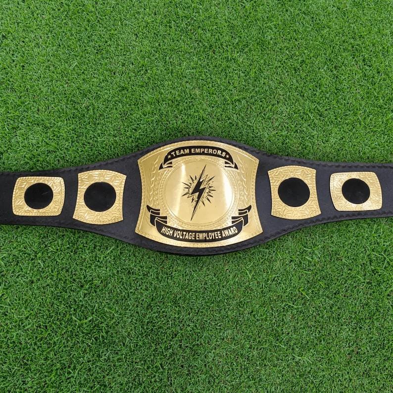 Custom Championship Belt Customizable Wrestling Belt for Award Sports ...