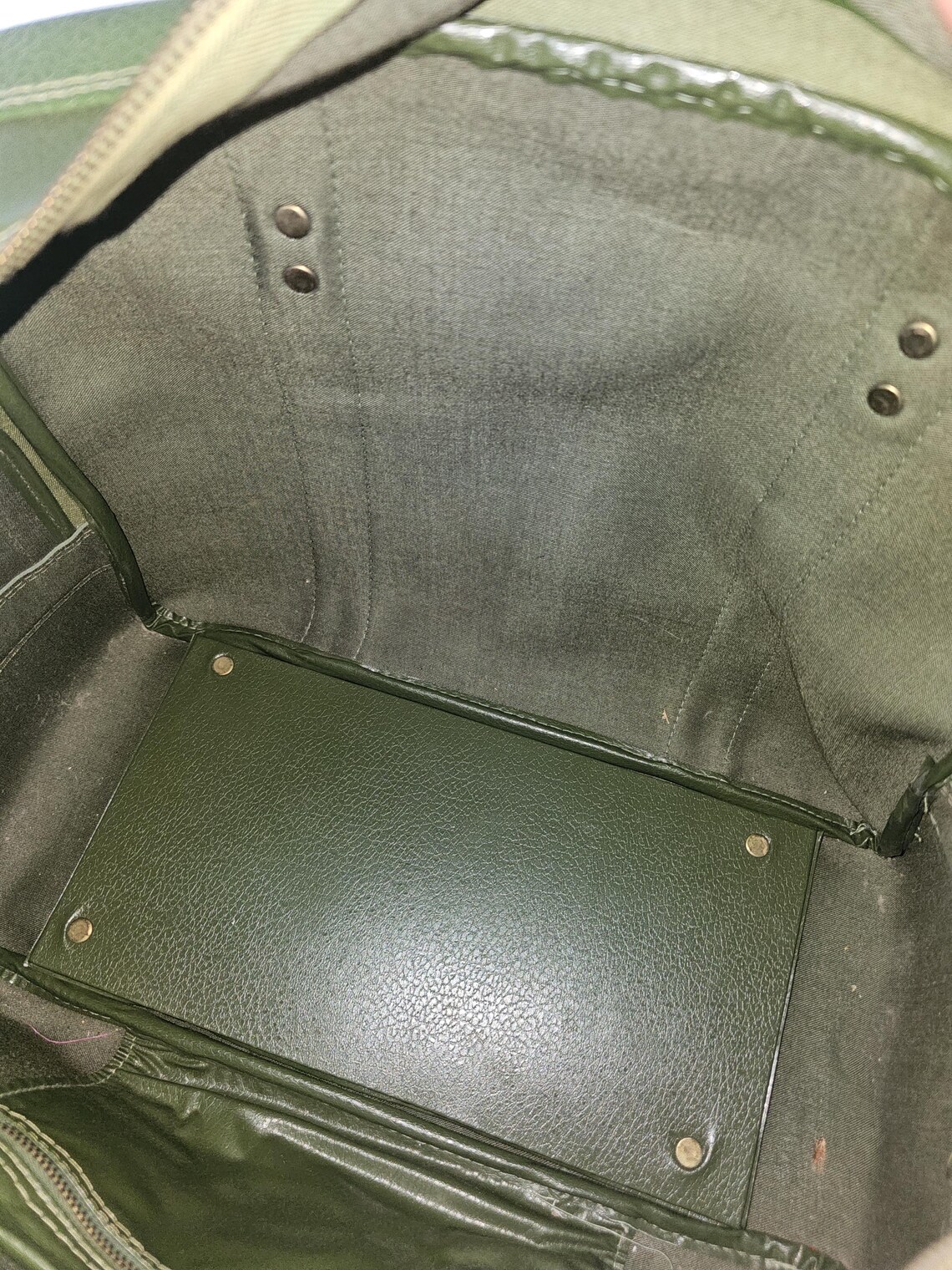 Vintage Green Leather MIT Purse - Etsy