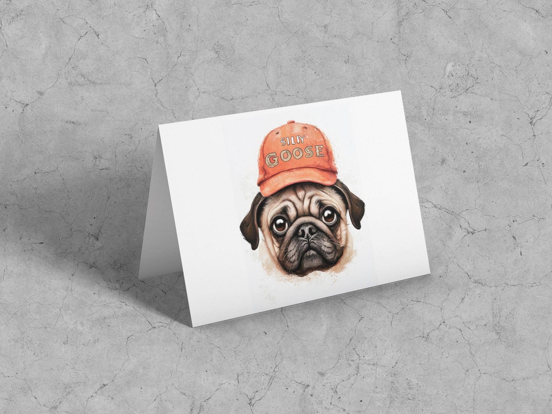 Pug Greeting Cards, Hilarious Dog Cards for Pet Lovers, Birthday Cards ...