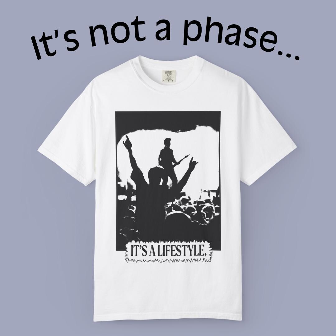 It's a Lifestyle Concert Crowd Pop Punk Emo Graphic T-shirt | Band ...