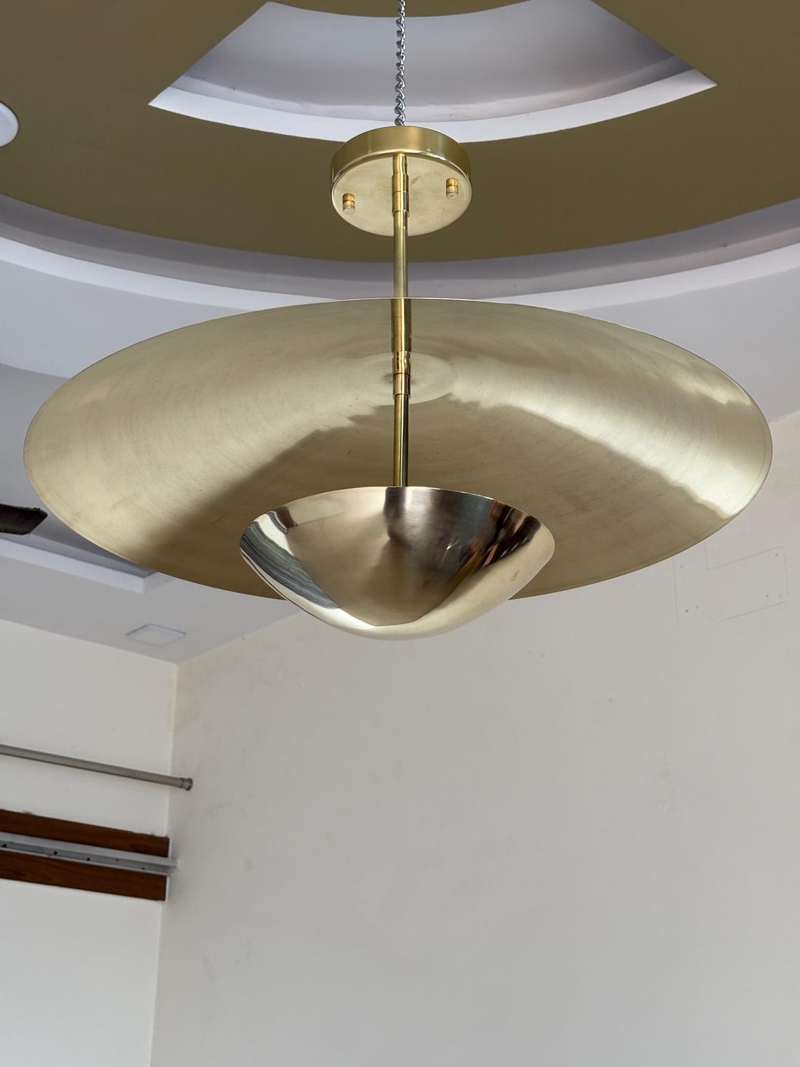 Vintage Brass Sputnik Ceiling Light | Mid-century Modern 3-light ...