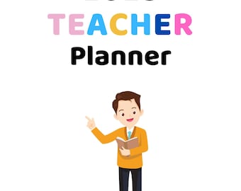 Editable Teacher Planner 2025-2026 | Digital & Printable | Google Doc ...