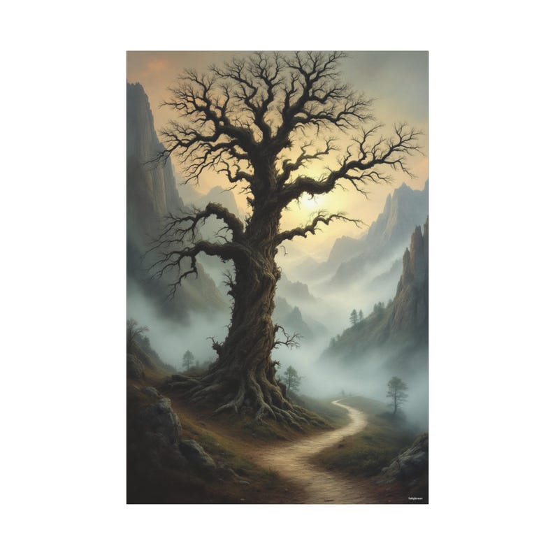 Mystical Tree Canvas Art - Etsy