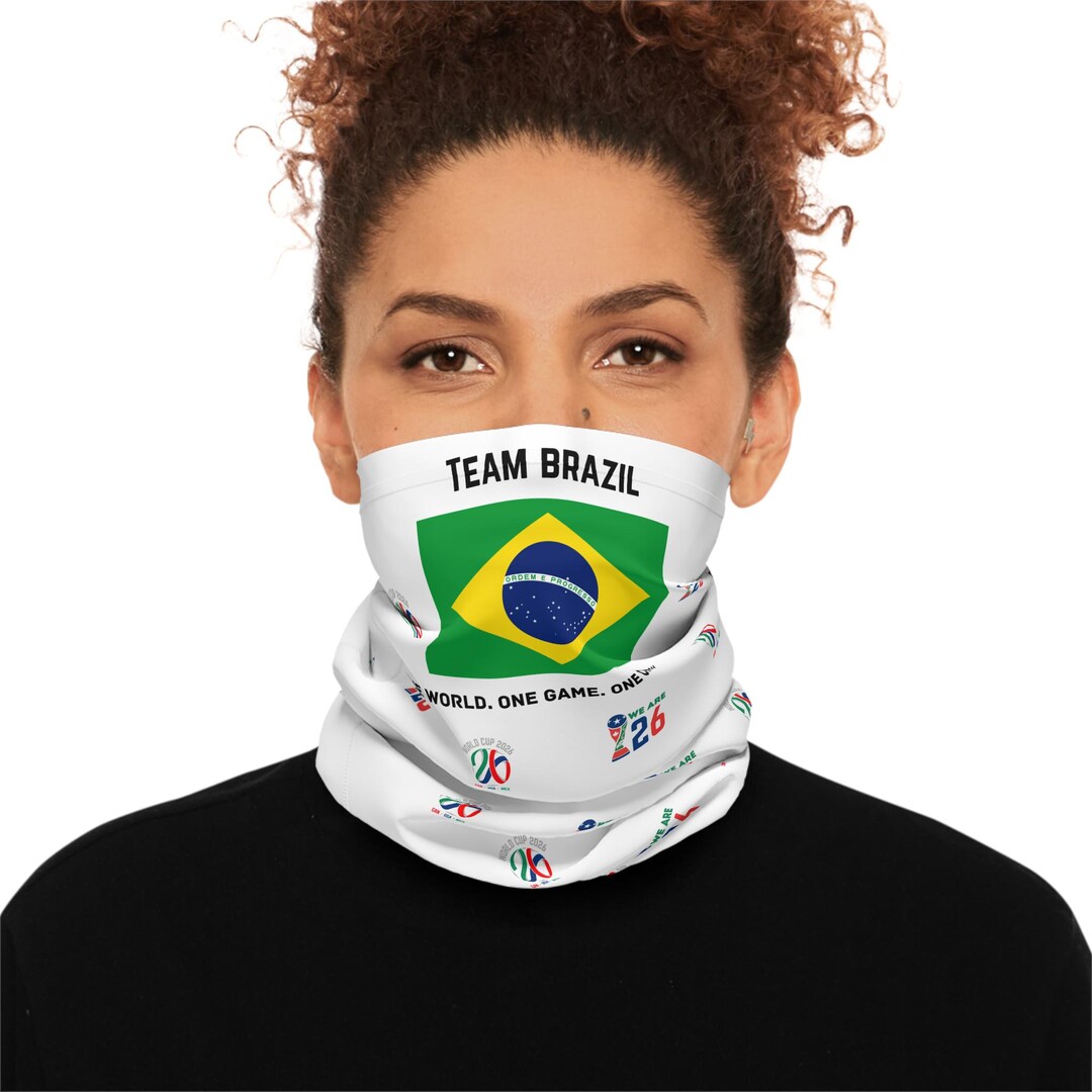 2026 FIFA World Cup Brazil Neck Gaiter Vintage Soccer Fan Face Cover ...