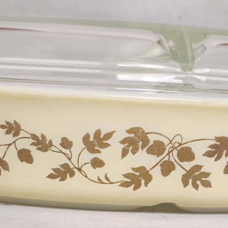 Pyrex Golden Leaf - Etsy