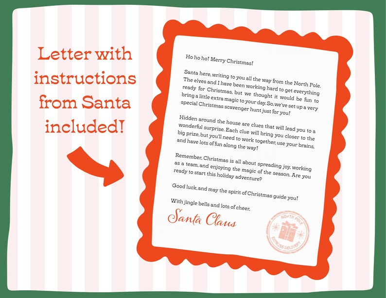 Christmas Scavenger Hunt - Printable Holiday Fun for Kids! - Etsy