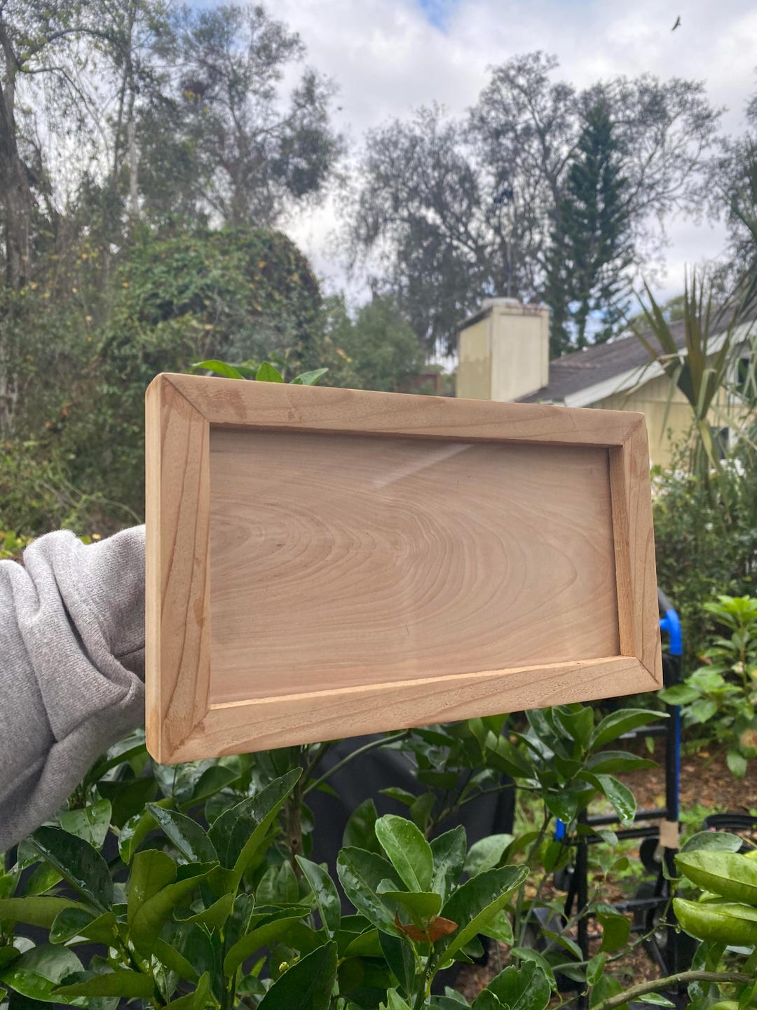 Handmade Cedar Wood Picture Frames. Plexiglass Front With a Seamless ...
