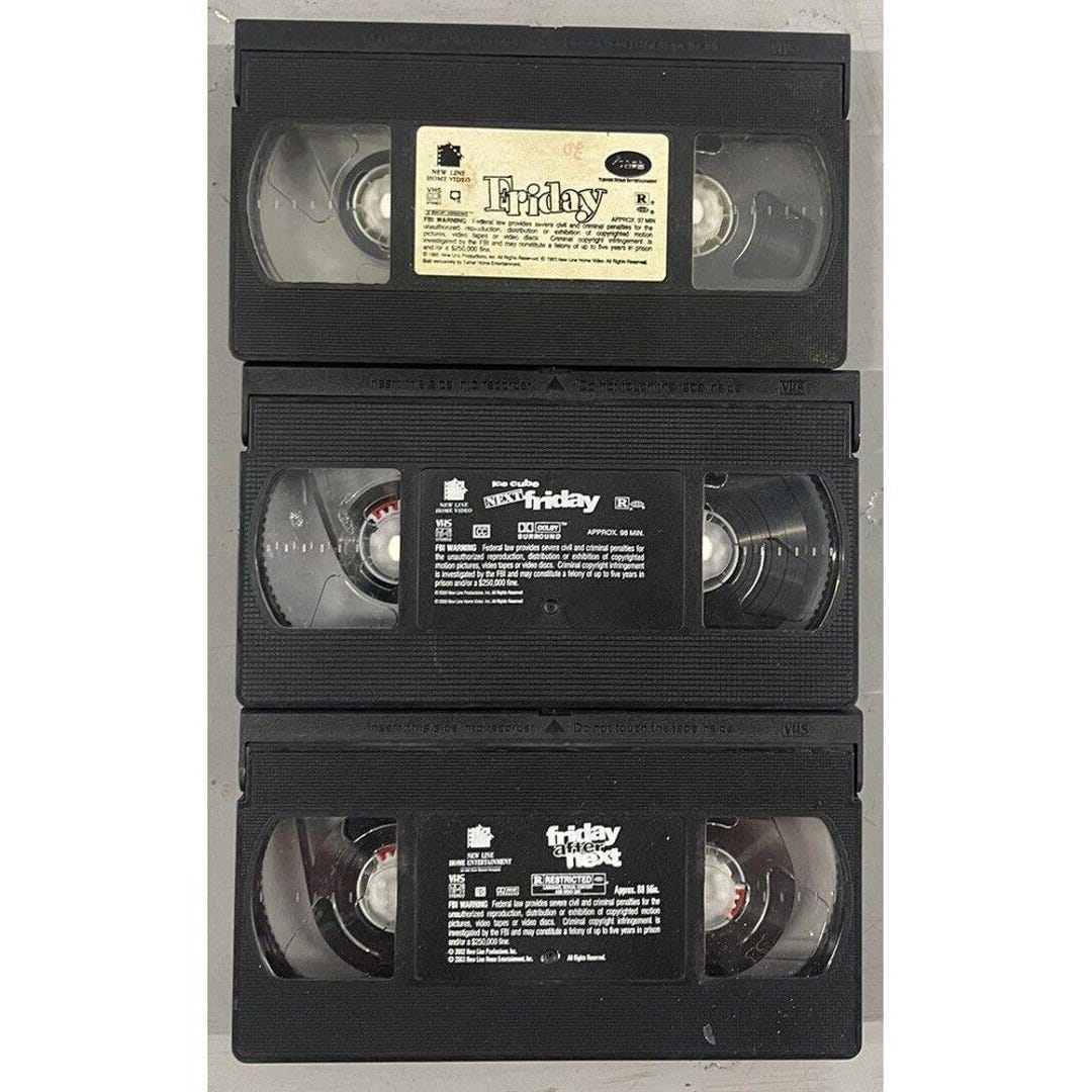 Friday Trilogy on VHS Friday, Next Friday, Friday After Next Comedy ...