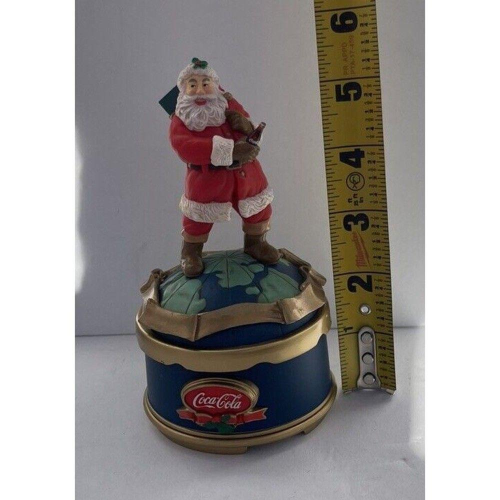Coca Cola Musical Collection Santa Music Box Travel Refreshed Christmas ...