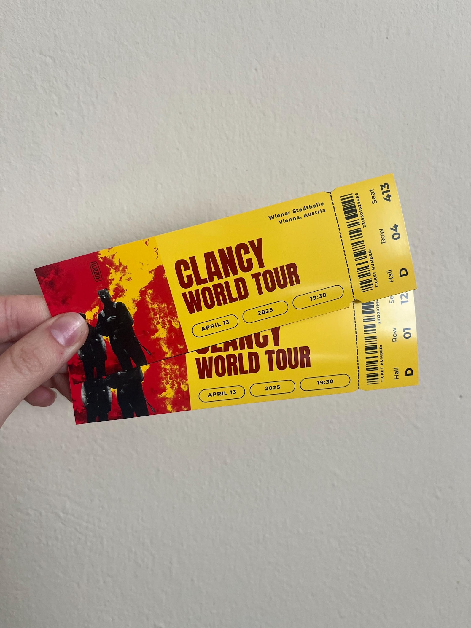 Clancy World Tour Ticket Template Twenty One Pilots 2025 Digital - Etsy