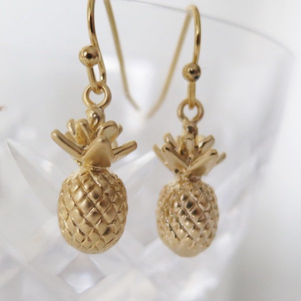 Pineapple Earrings - Etsy