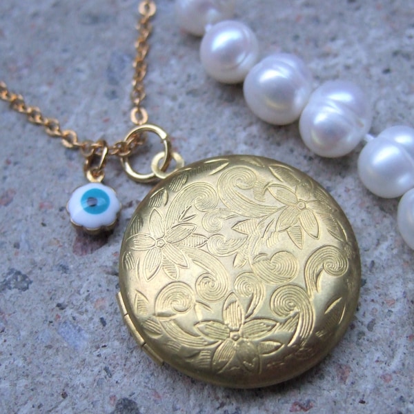 Locket Necklace Antique - Etsy