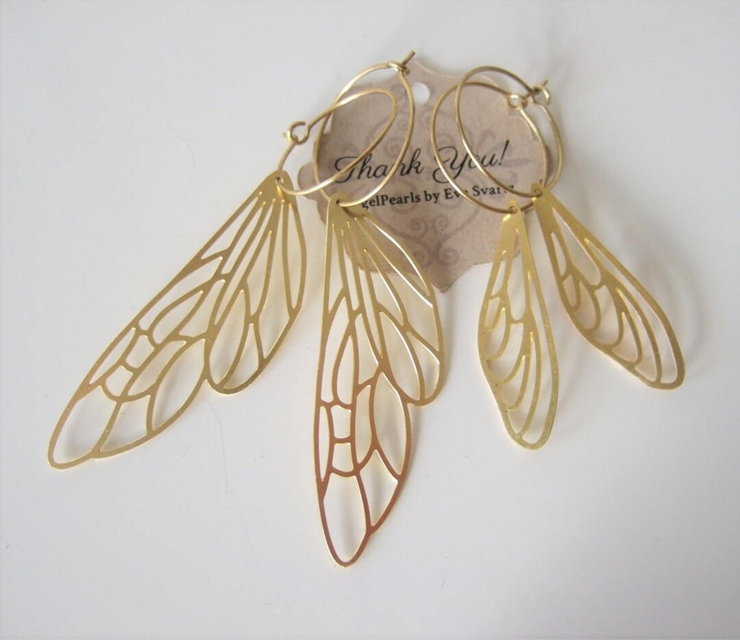 Dragonfly Wing Earring,butterfly Earring,christmas Gift Idea,butterfly ...