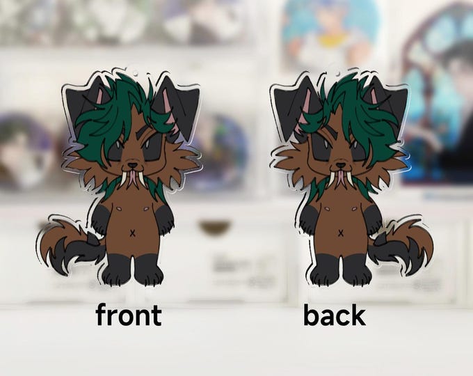 Custom Fursona Keychain - Etsy