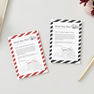 Polar Express Classroom Bell Gift Letter Template | Instant Download ...