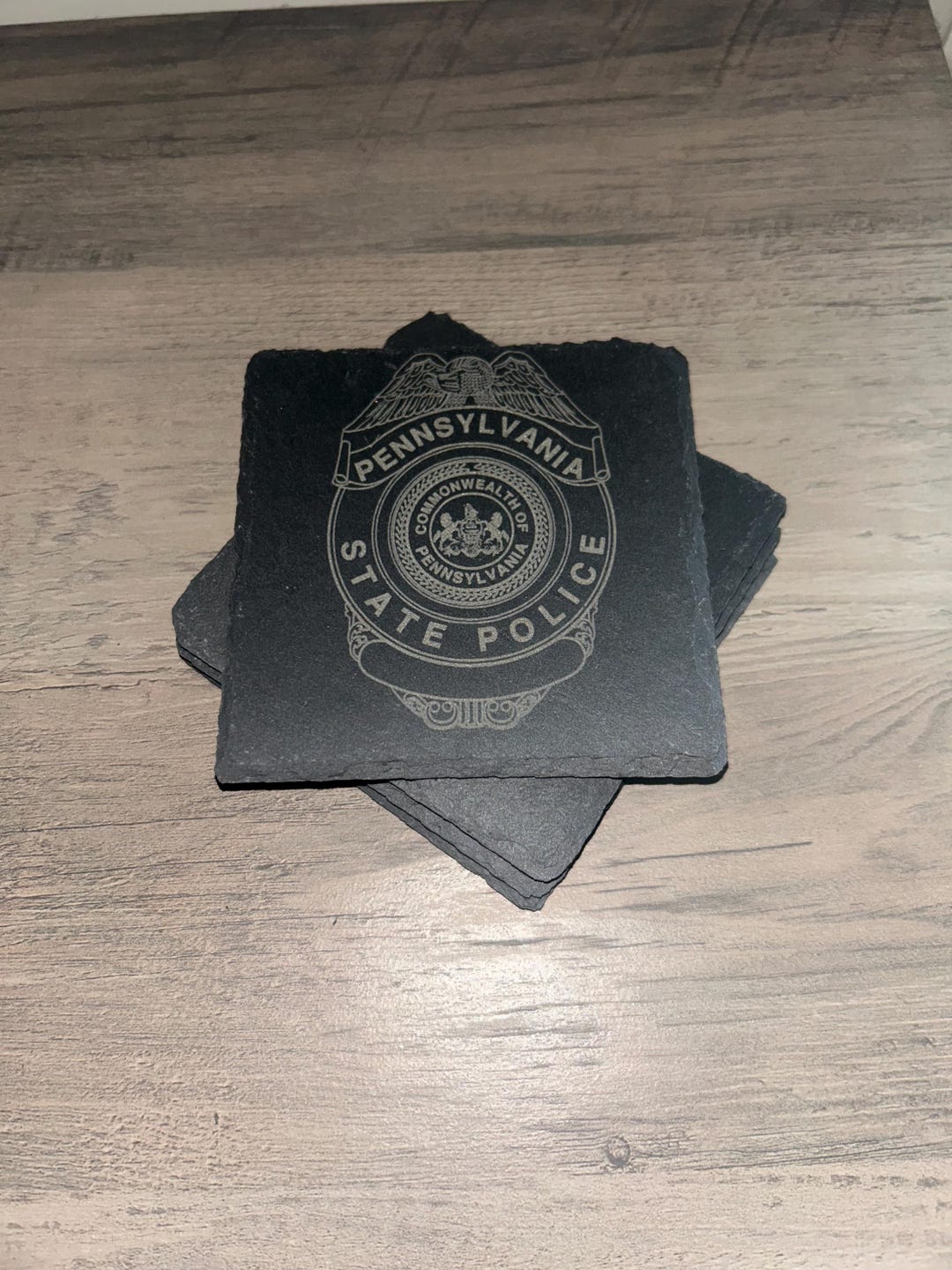 Pennsylvania State Police Slate Coaster - Etsy
