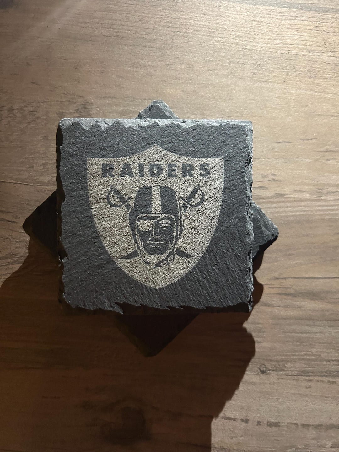 Las Vegas Raiders Slate Coaster - Etsy
