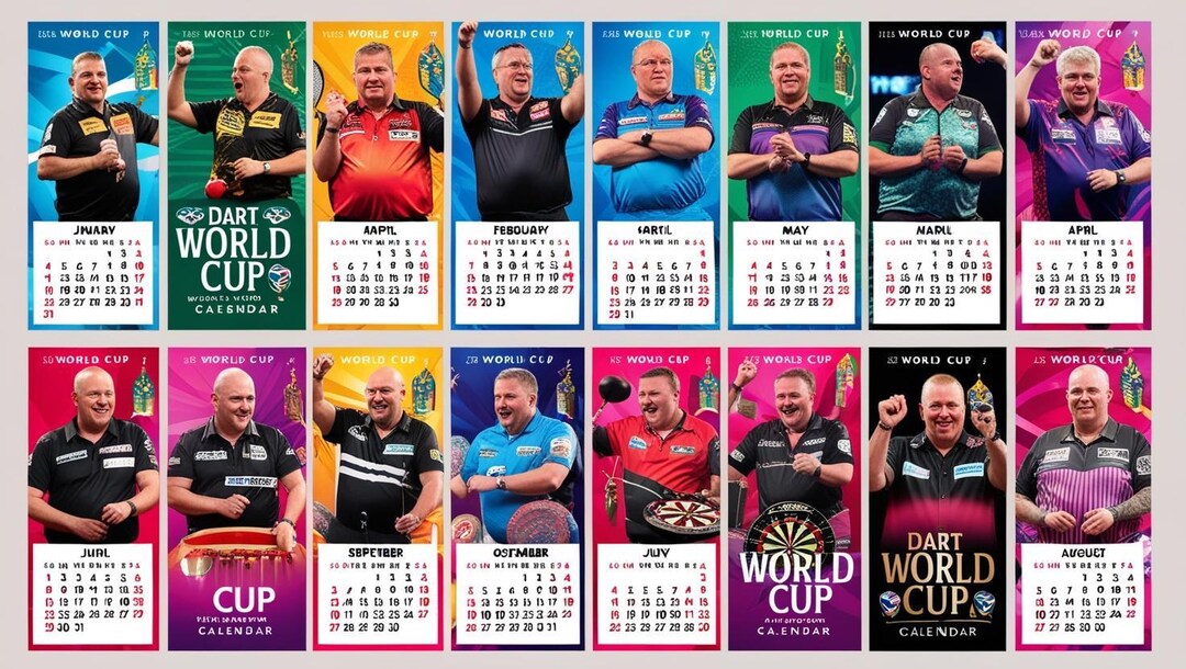 Dart Calendar - Etsy