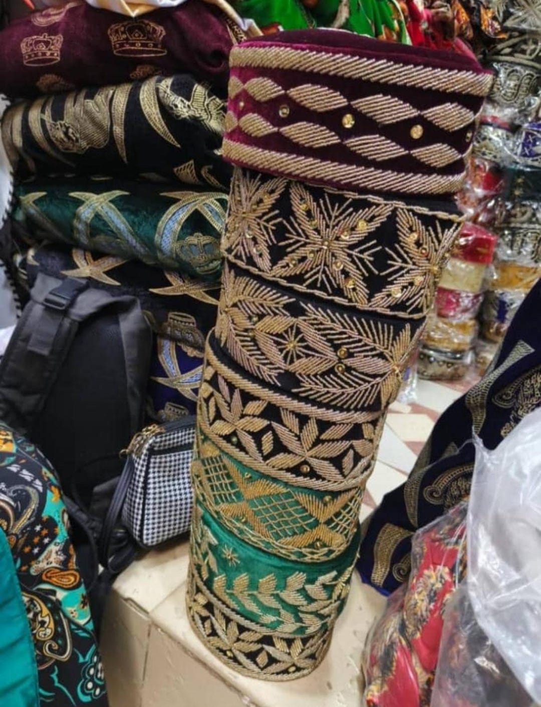 African Chieftaincy Wedding Hat. Igbo Ozo Cap, African Men's Wedding ...