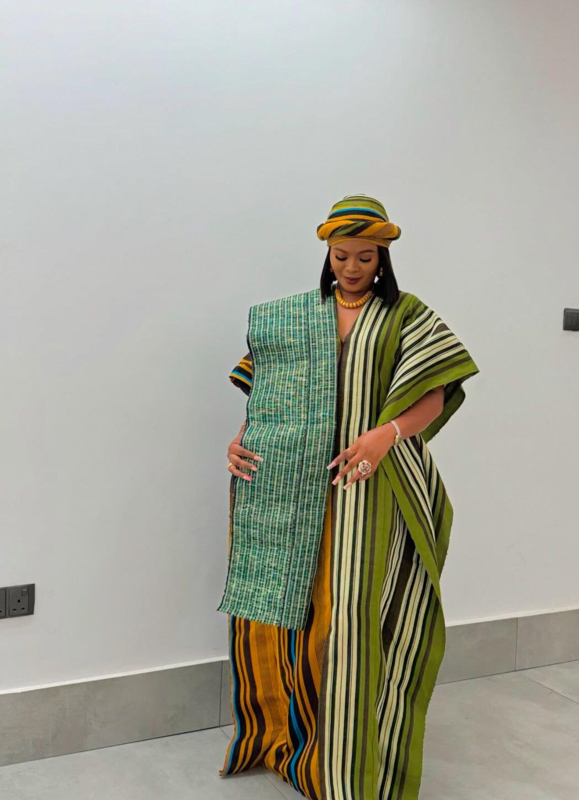 Classic Asooke Bubu, Boubou,african Aso Oke Boubou Gown, Nigerian ...