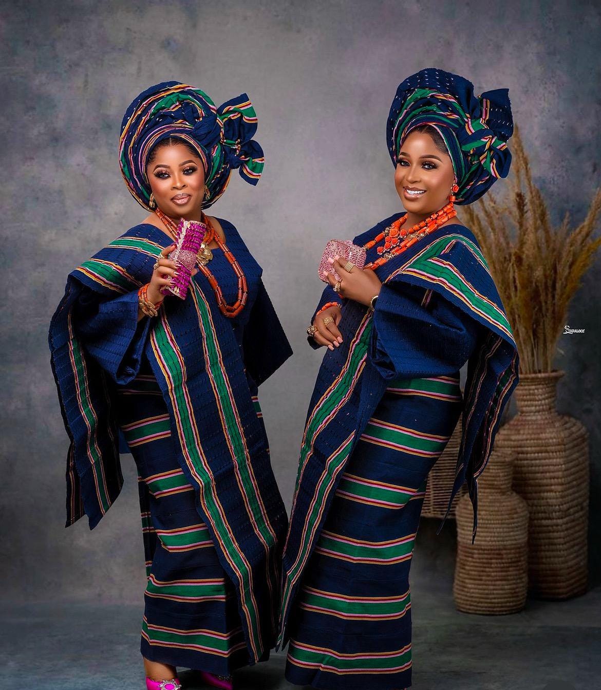 Classic Asooke Iro and Buba, Mother of the Bride and Groom Outfits ...