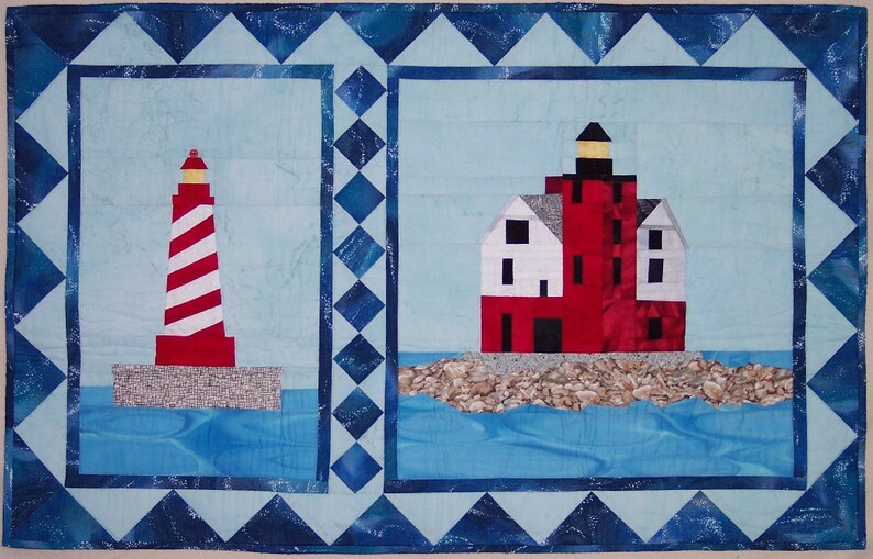 Lighthouse Quilt Pattern, Quilt Pattern Lighthouse, Quilt Pattern Round ...