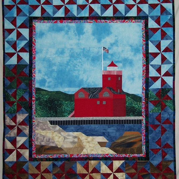 Lighthouse Quilt - Etsy
