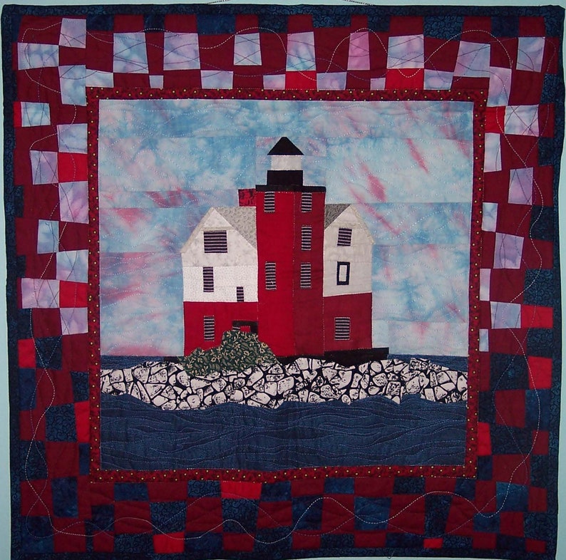 Lighthouse Quilt Pattern, Quilt Pattern Lighthouse, Quilt Pattern Round ...