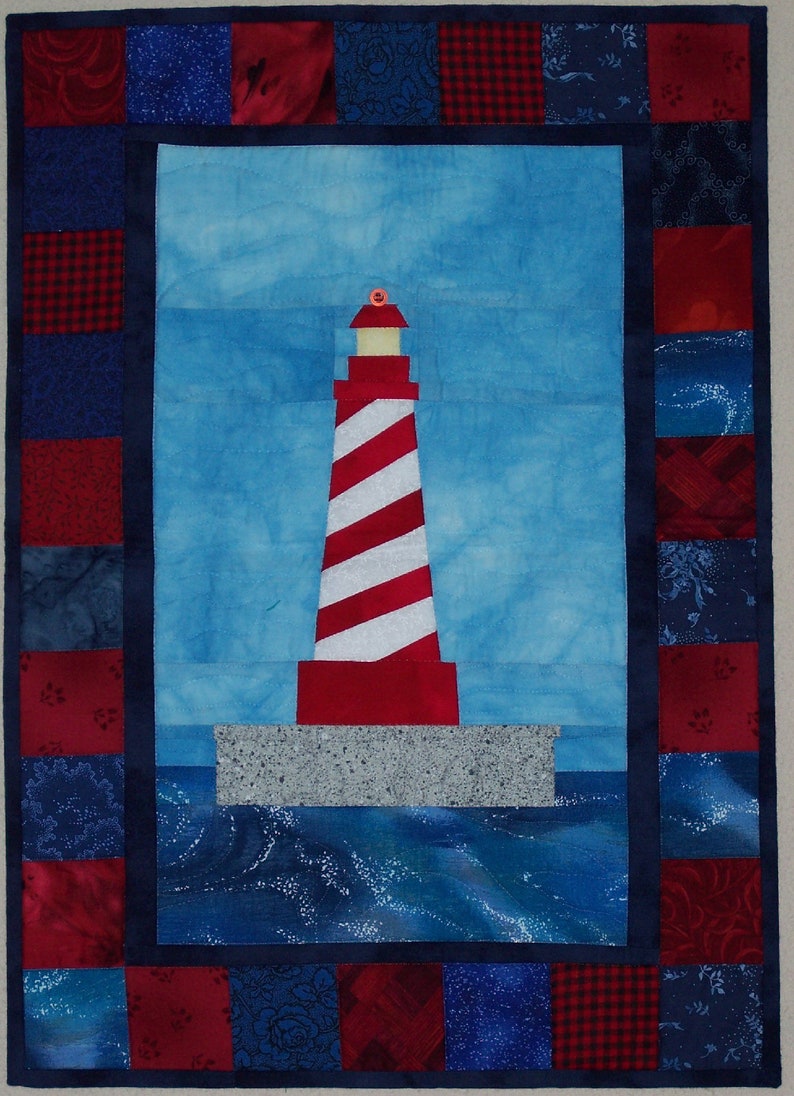 Lighthouse Quilt Pattern, Quilt Pattern Lighthouse, Quilt Pattern Round ...