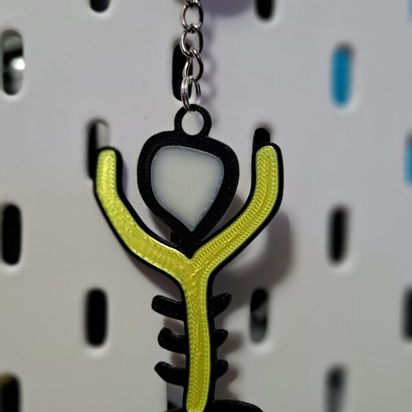 Wishbone Keychain - Etsy