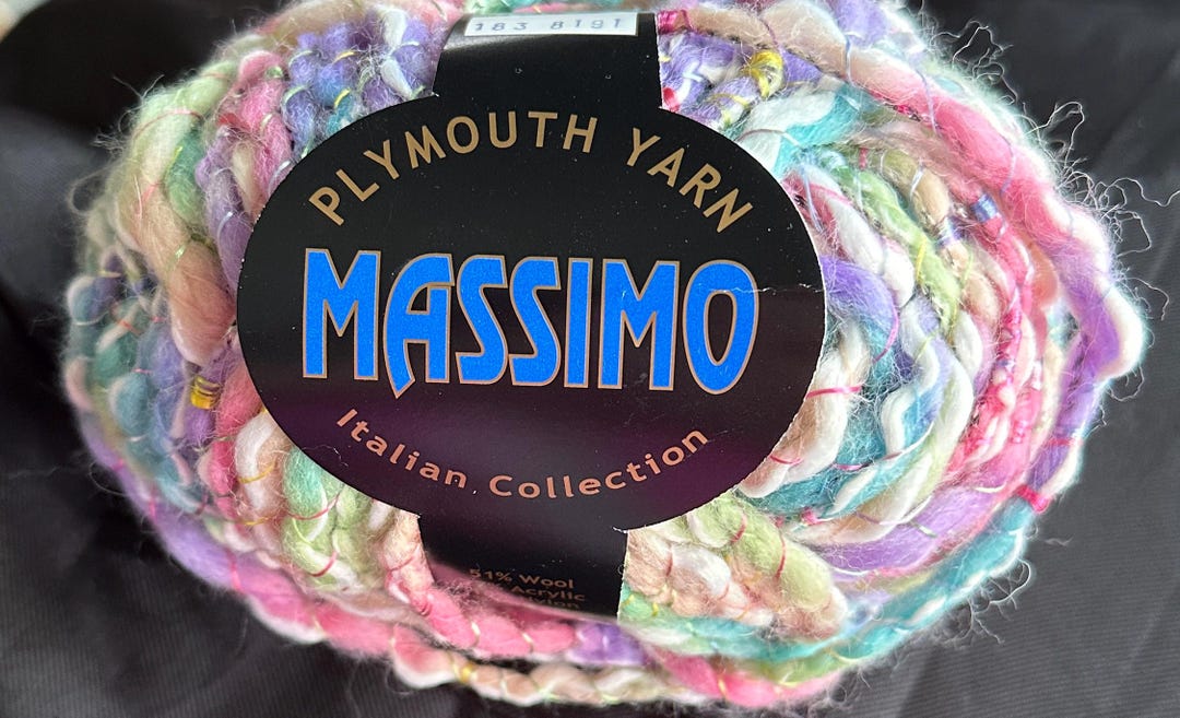 Massimo Yarn by Plymouth Super Bulky Yarn Color 183, Pastel Candy ...