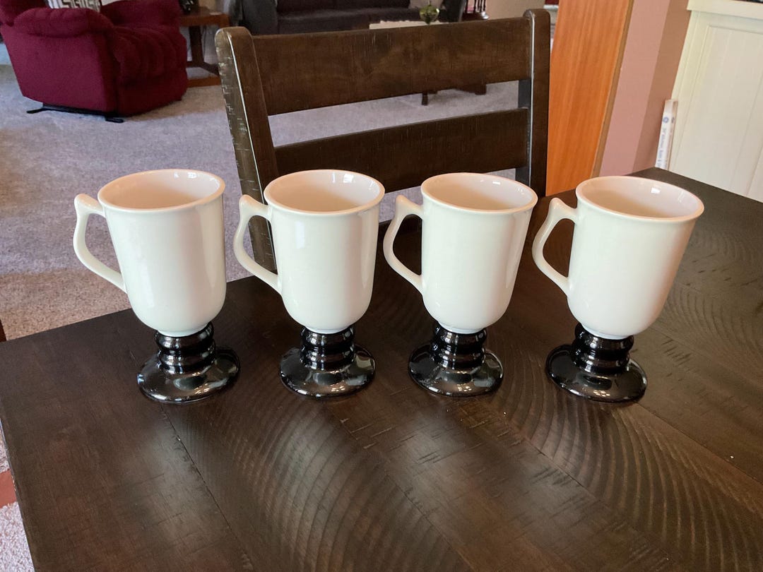 Set of 4 Irish Coffee Mugs by Hall China - Etsy
