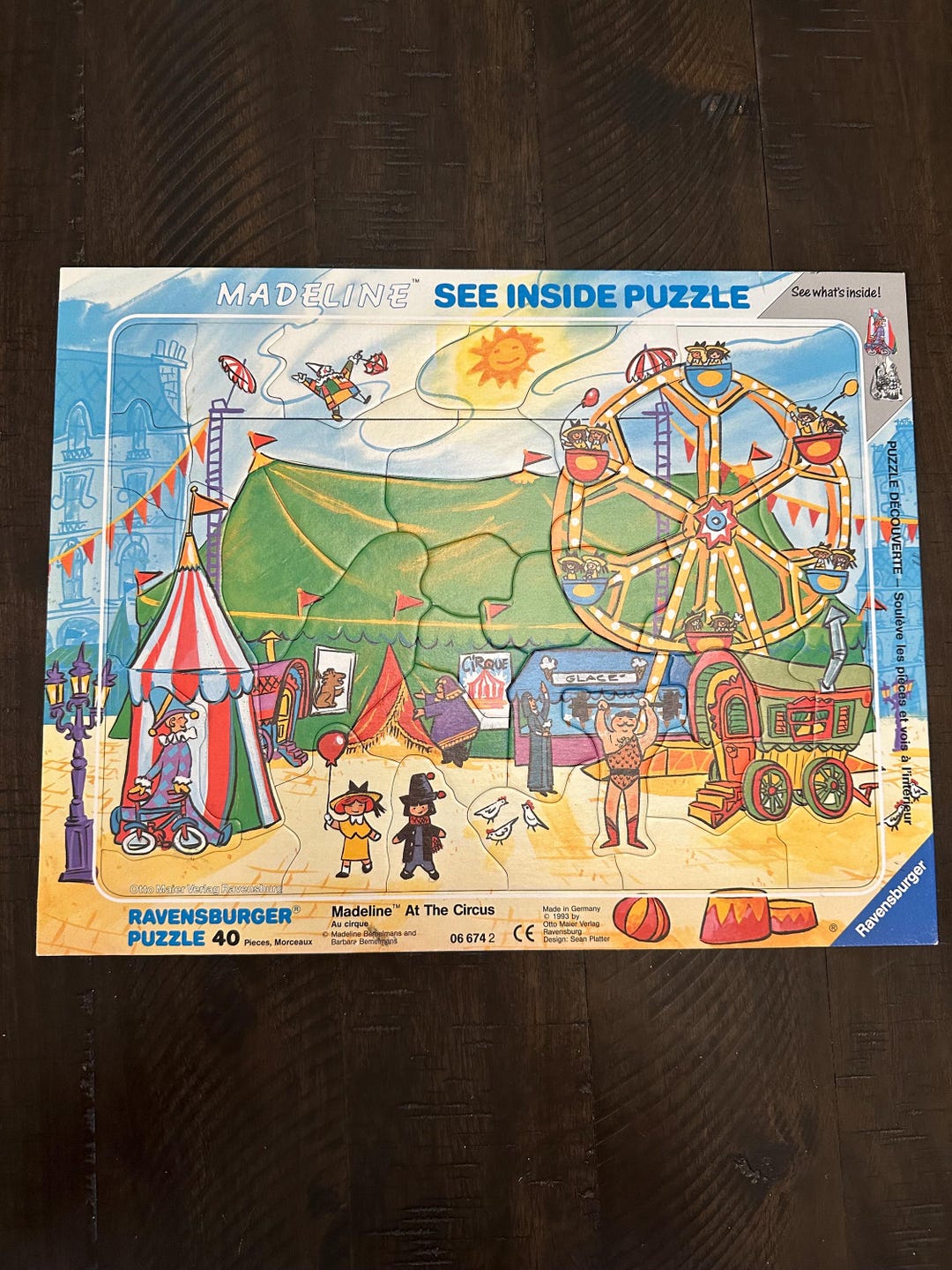 Childrens Puzzle, Ravensburger 1993, Madeline at the Circus - Etsy