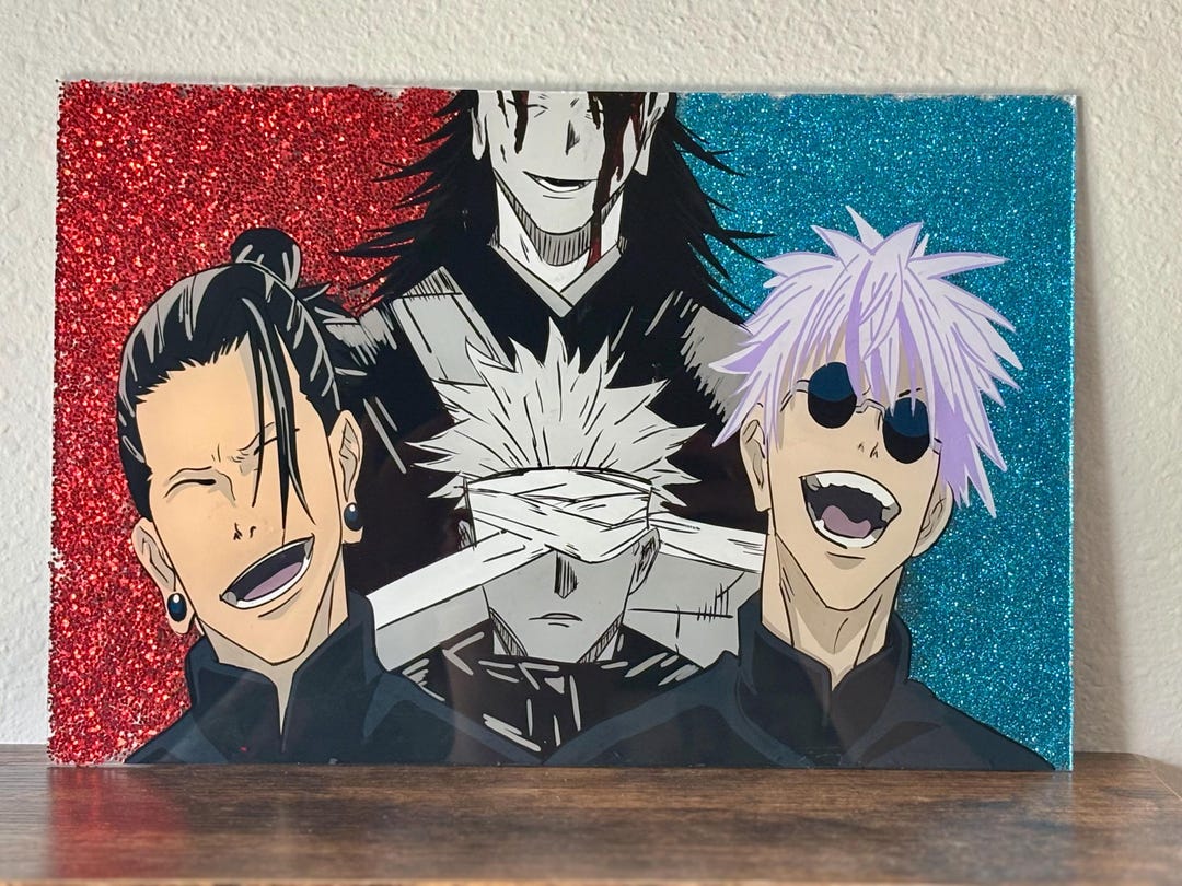 Anime Glass Art: Killua, Sung Jin-woo & More - Etsy