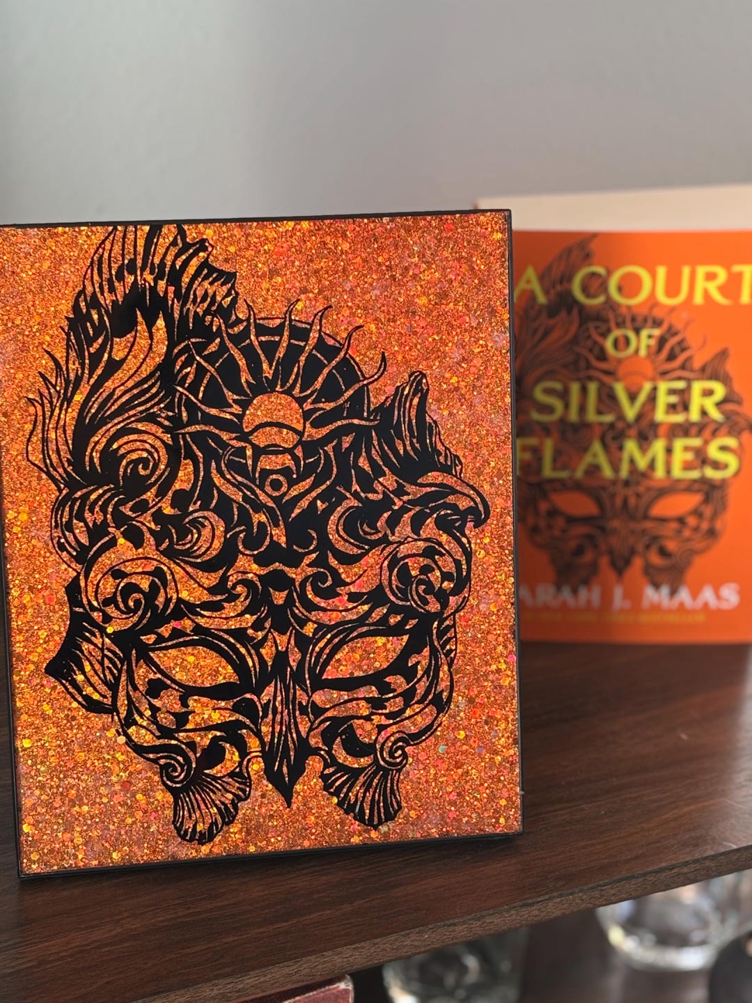 ACOTAR L ACOSF L Book Cover Art L Glass Painting L Gift L Book Lover - Etsy
