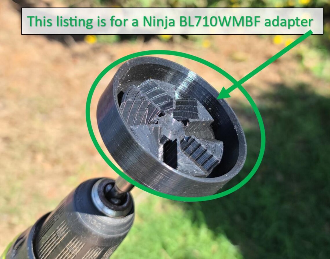 Drill Blender Adapter for Ninja BL710WMBF. Convert Your Ninja Into a ...